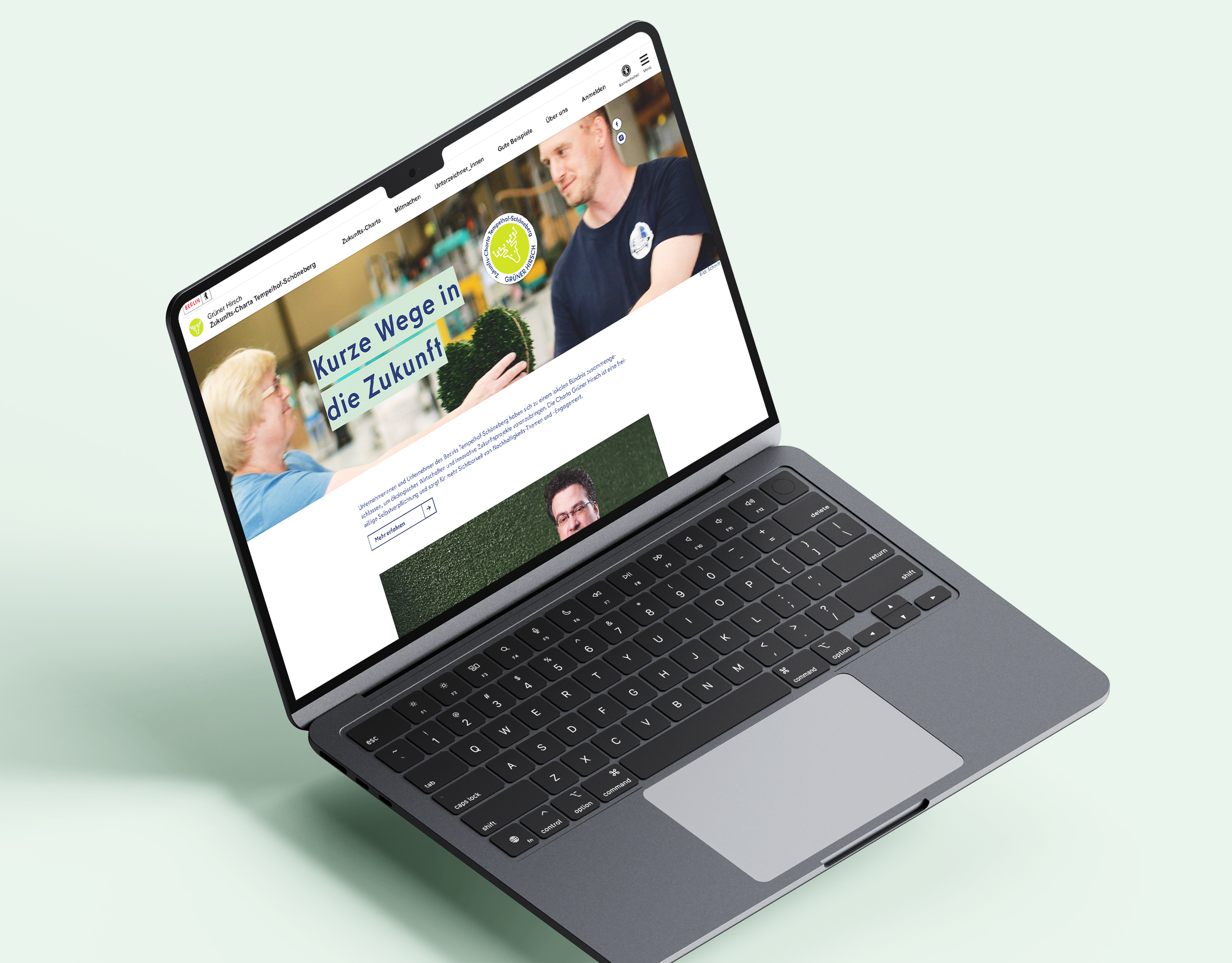 Grüner Hirsch - Ein Projekt von Philipp Zedler, Digitalisierung & Nachhaltigkeit